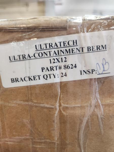1 Pallet Containing 6 Boxes of UltraTech Ultra-Containment Berm 12x12 ...