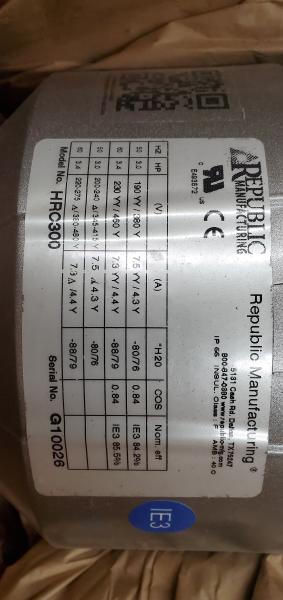 New Republic HRC 300 Regenerative Blower
