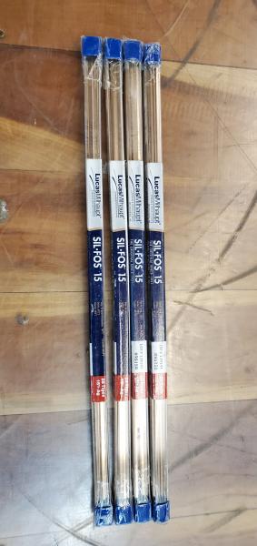 Lot of 4 Packs of SIL-FOS 15, Welding Rods