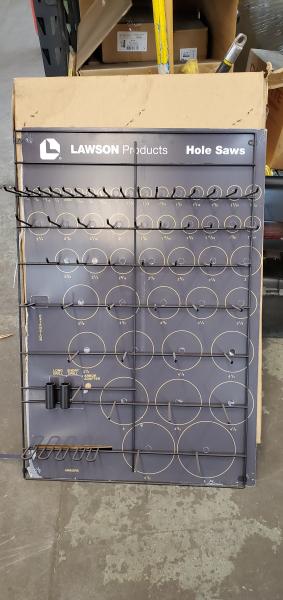 Used Lawson Hole Saw Rack