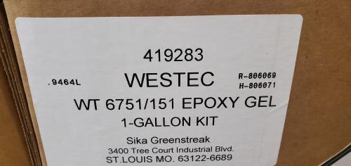 23 Boxes of WT 6752/51 1 Gallon Epoxy Kits