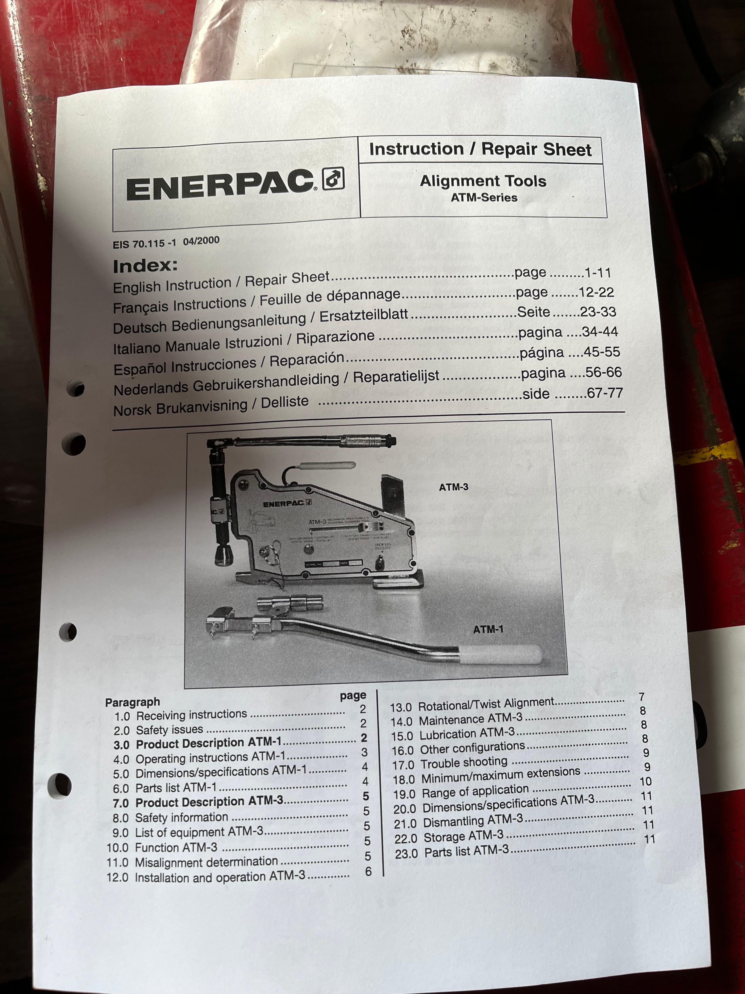 K-312 Enerpack Alignment tool