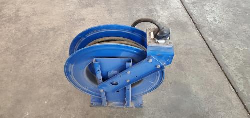Used Air Hose on Retractable Reel