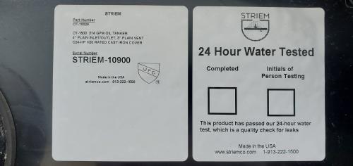 New STRIEM Oil Tanker. 11'x67".