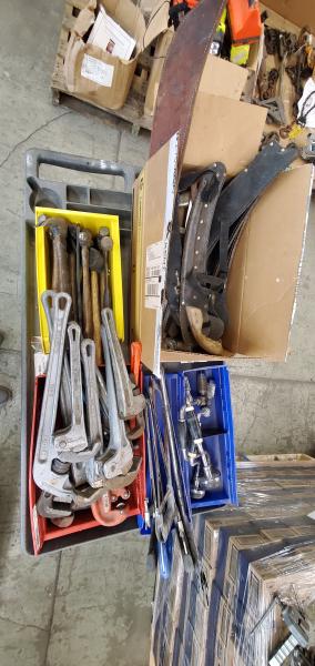 Lot of Used Hand Tools- Cart Included