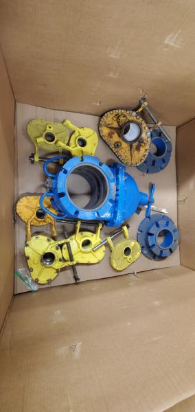 Lot of Used Stop Slide Gate Valves.