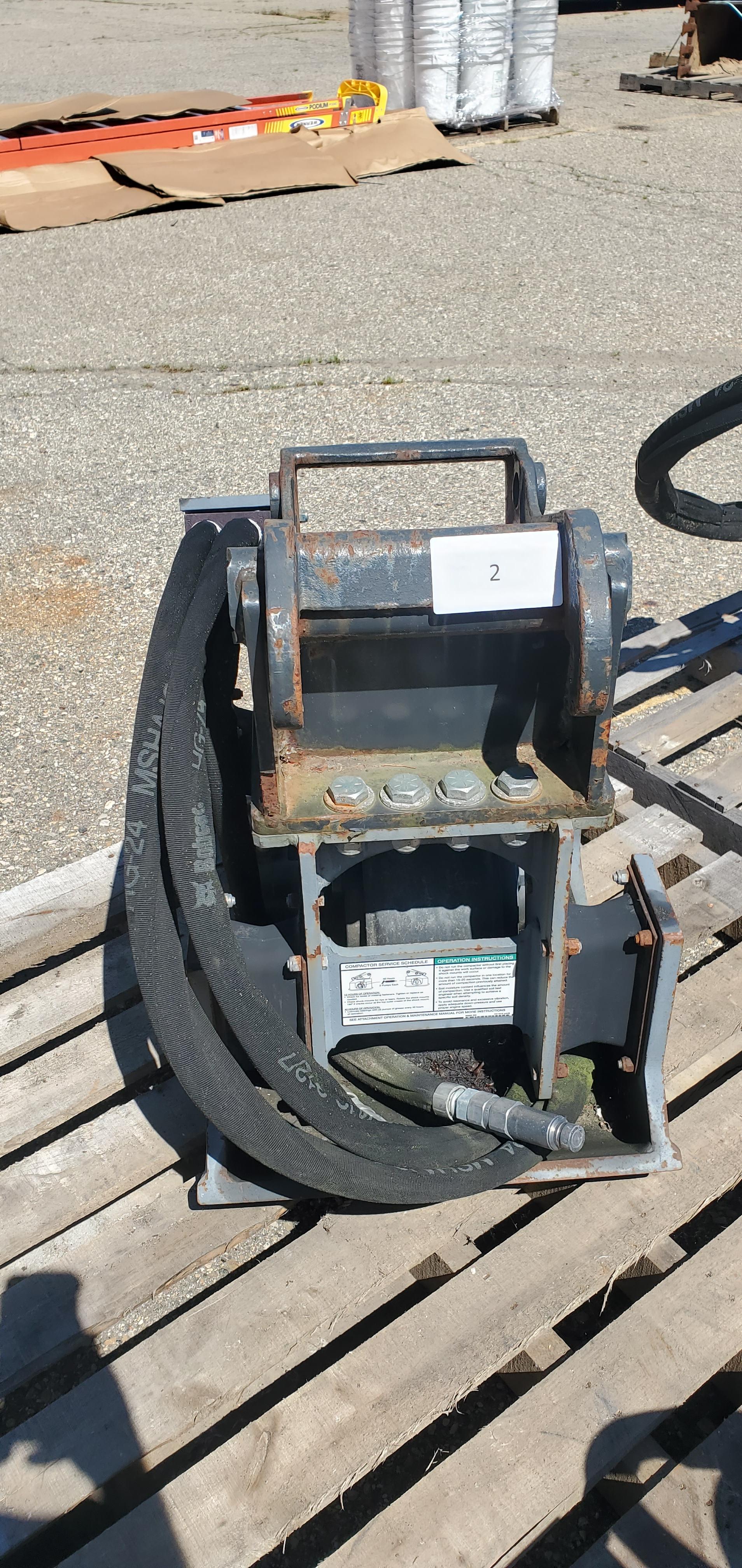 Bobcat PCF34 Compactor Attachment.