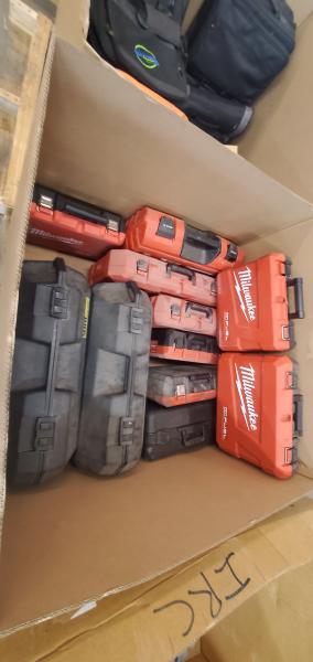 Lot of Empty Tool Cases.