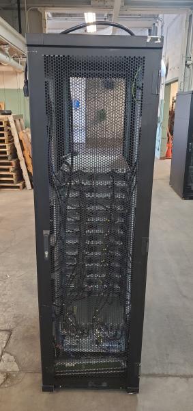 Hitachi Server Cabinet- 23"x48", Contains Hitachi HUSVM. 11 Empty HD ...
