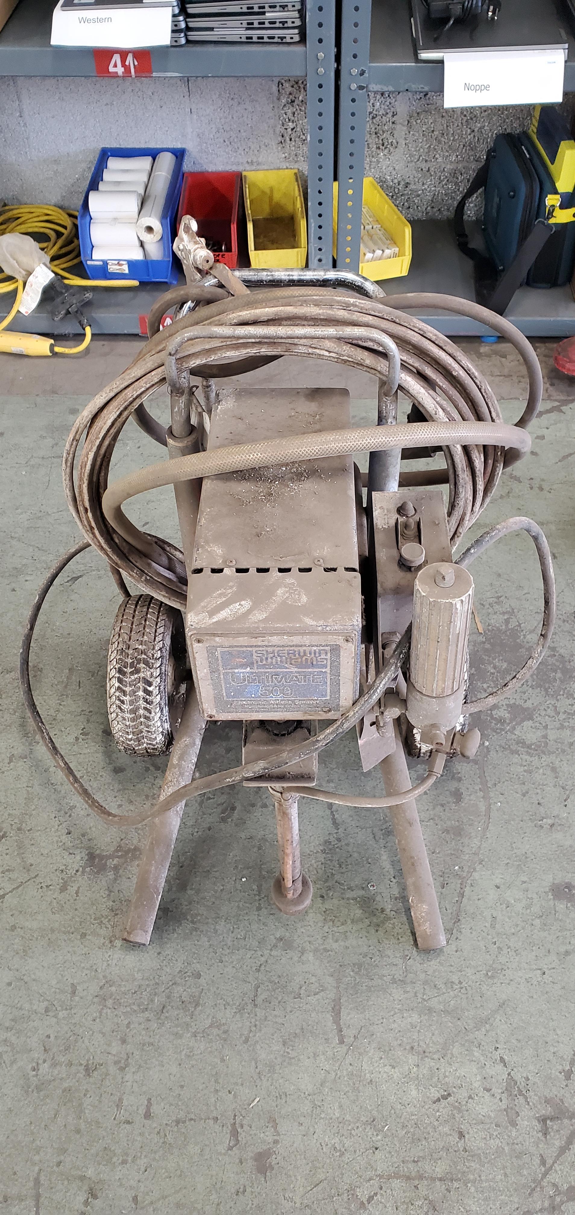 Used Sherwin Williams Ultimate 500 Airless Sprayer.