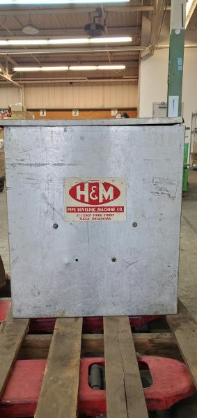 Used H&M Pipe Beveling Machine.