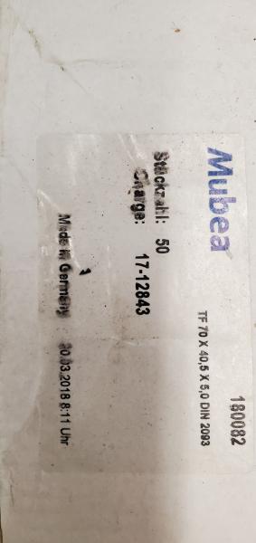 36 Boxes of Mubea 70mm Disk Spring.