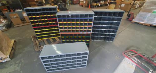 Lot of Pigeon Hole Cabinets.