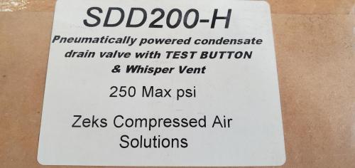 Zeks Pneumatically Powered Condensate Drain Valve- Includes Additional ...