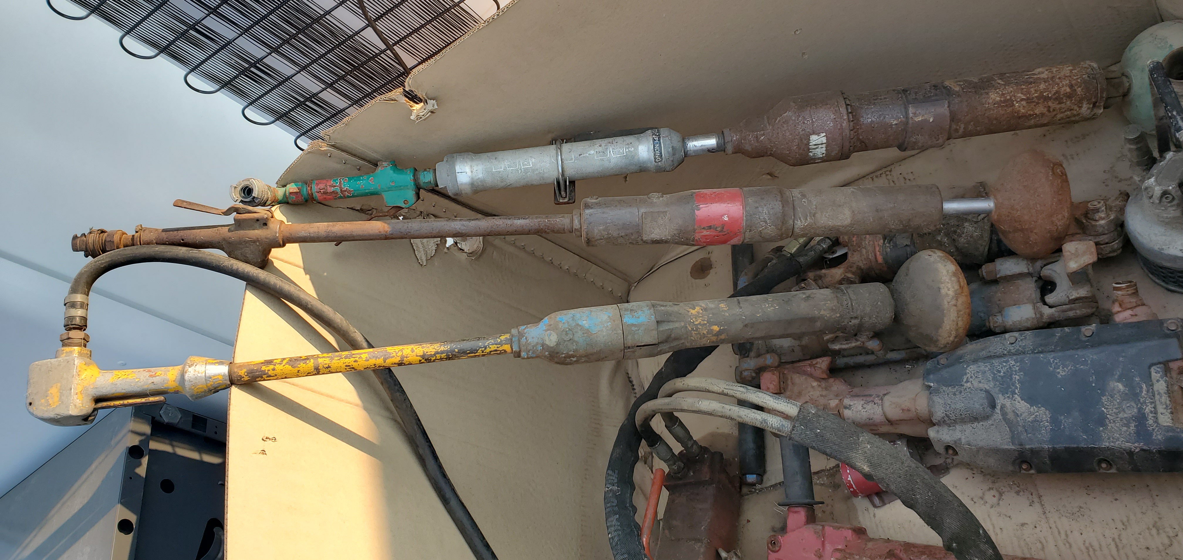 Lot of Hydraulic Tools, Tampers, Breakers, Drills