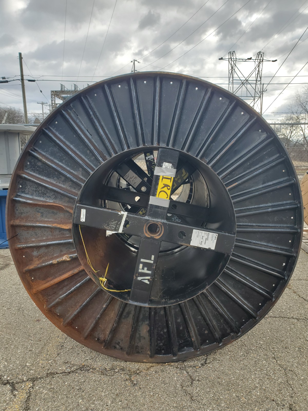 Lot of 3 Reels Copper Wire, Footage as Follows: Reel One= 1,070', Reel ...