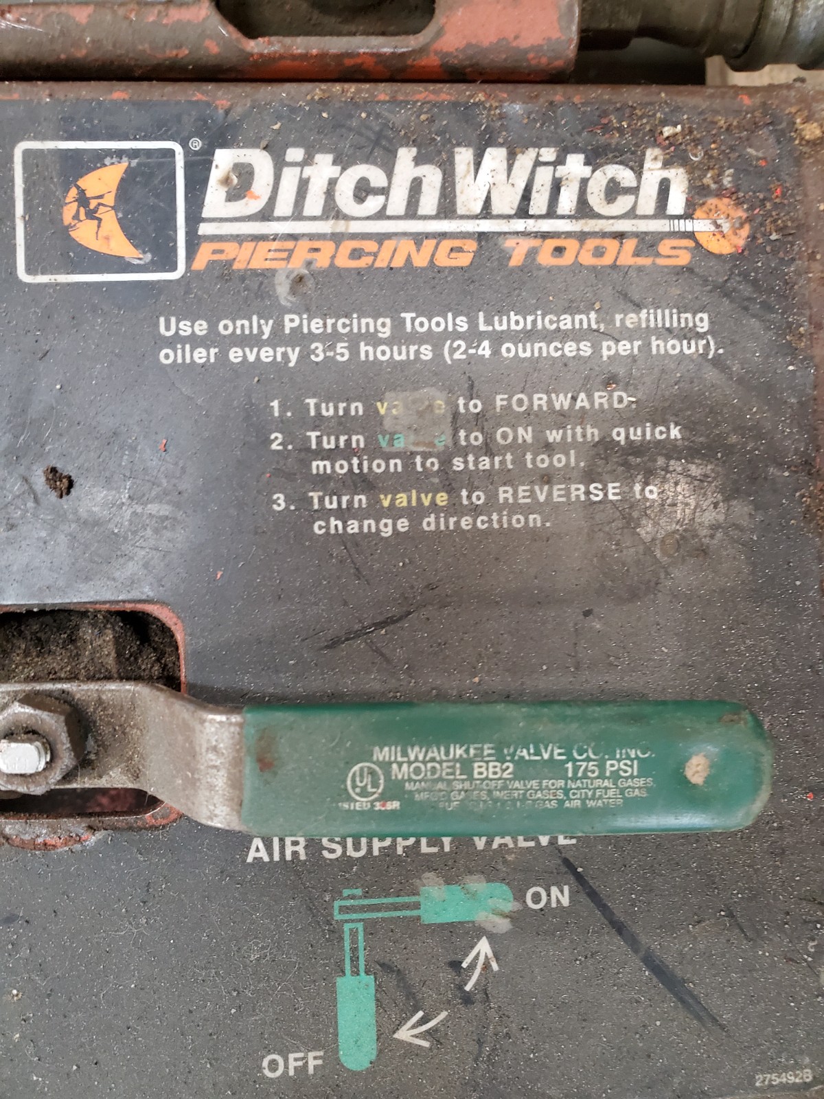 Lot of 10 Used Ditch Witch Piercing Tool Parts and 1 Used Pipe Cutter ...